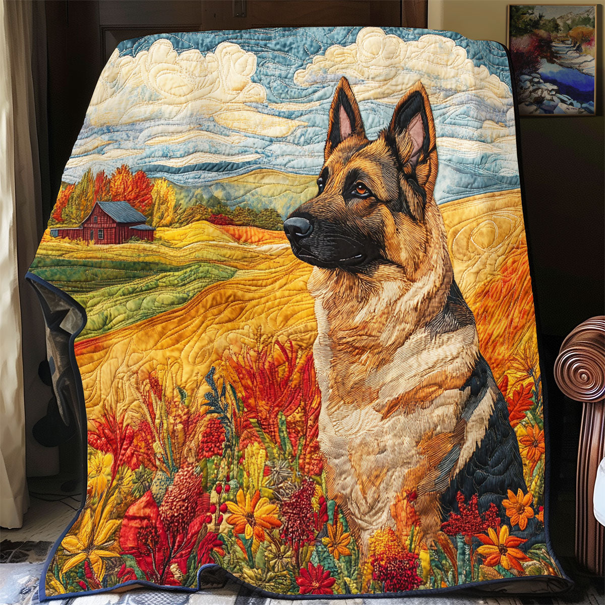 German Shepherd WU1302066CL Quilt – Snugnique