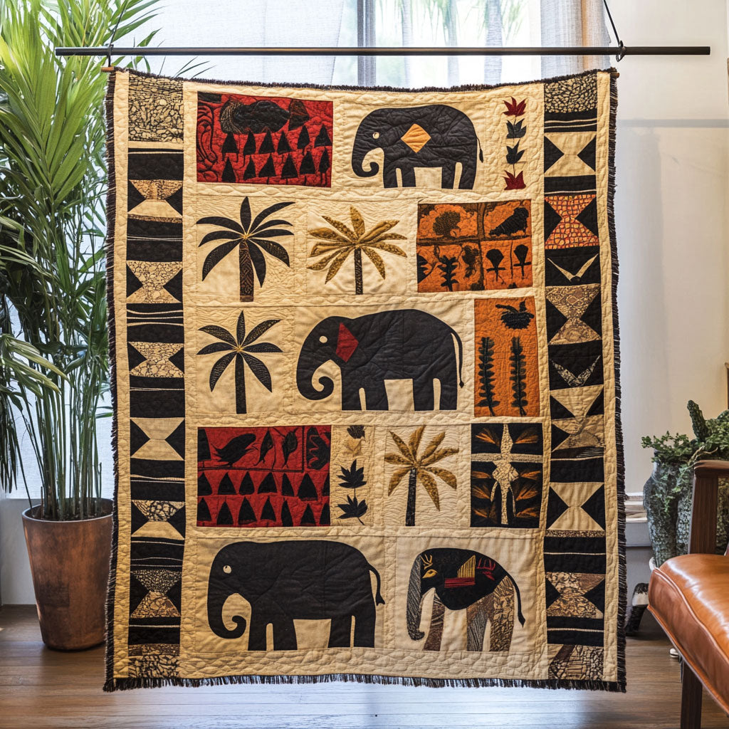 Rustic Elephant WU0503028CL Quilt – Snugnique